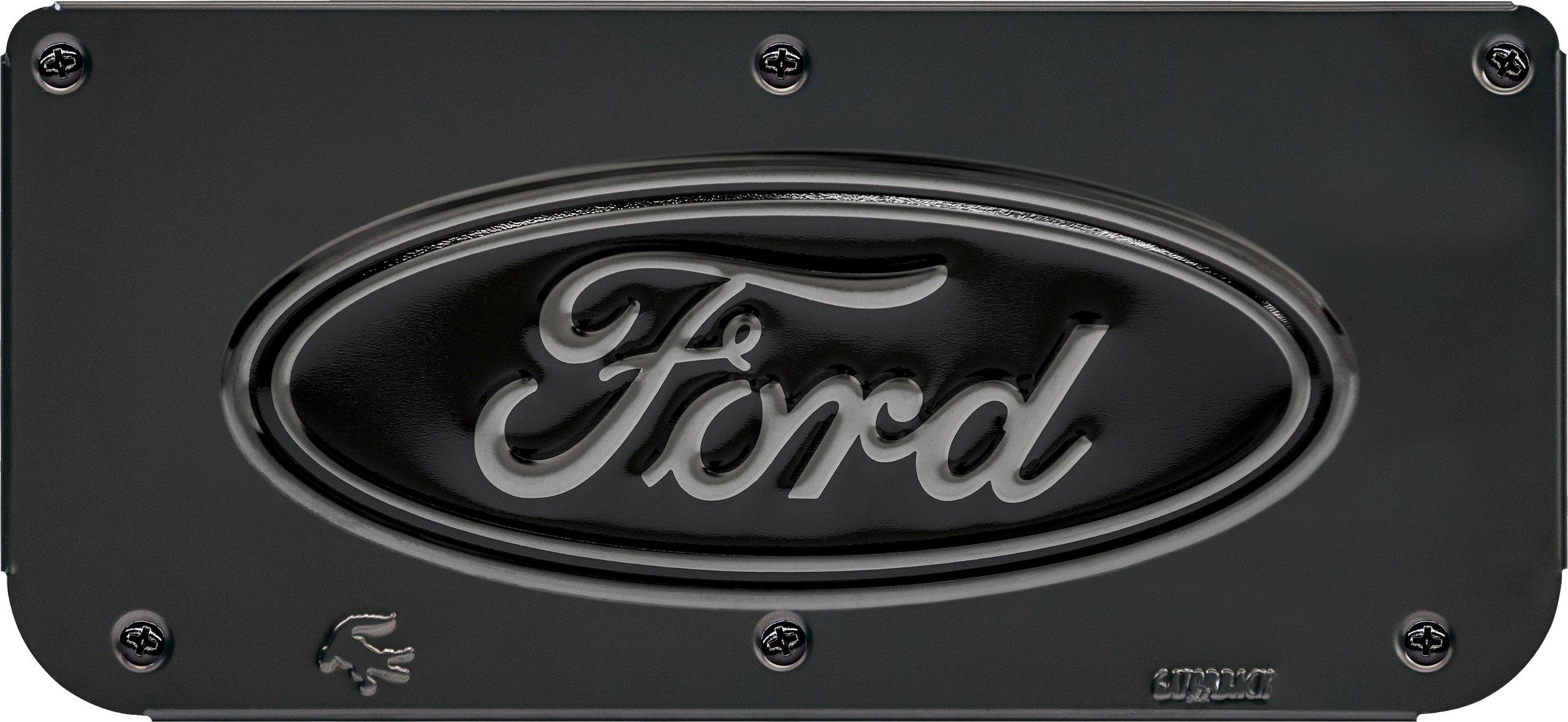 Truck Hardware - Truck Hardware Gatorback Ford Logo Plate - Gunmetal ...