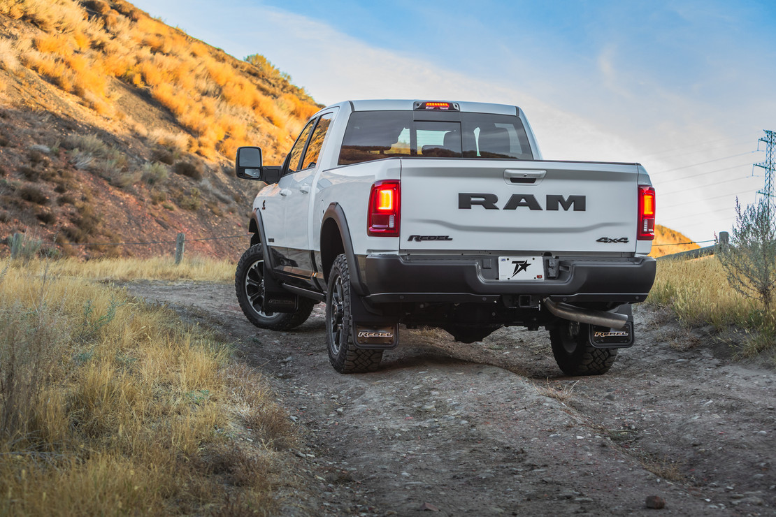 Truck Hardware - Truck Hardware Gatorback CN Rebel Text Mud Flaps ...